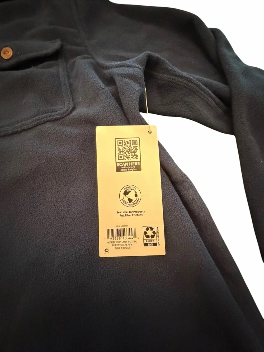Member's Mark | Shirts | Members Mark Mens Polar Warm Brushed Fleece ...